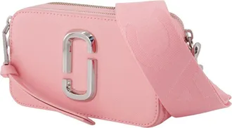 Marc Jacobs Womens The Snapshot Crossbody - Marc Jacobs Leather Pink Cowhide Bags Crossbodies