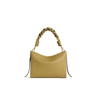 Coccinelle Femme, Sacs, Vert, Taille: ONE Size Leather Shoulder Bag