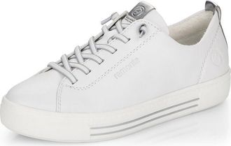 Remonte Damen Low-Top Sneaker D0913, Frauen Halbschuhe,lose Einlage,Freizeit,sportlich,straßenschuhe,Strassenschuhe,Sportschuhe,Weiss Kombi (80),36 EU