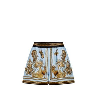 La DoubleJ Short imprim&eacute; en soie