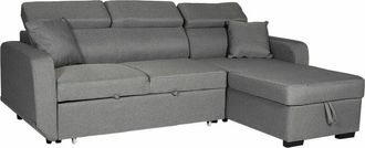 Happy Garden Happy Garden - Canapé dangle convertible warren 3 places gris