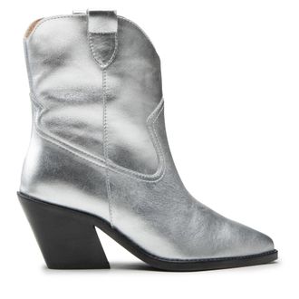 Eva Minge Cowboystiefel Eva Minge EM-57-12-001540 Silberfarben