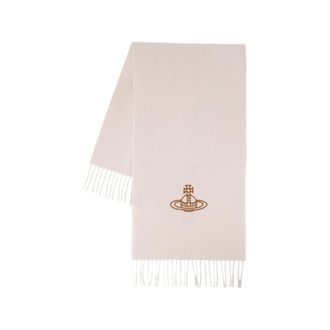 Vivienne Westwood Embroidered Orb Long Scarf