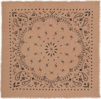 Kujten Grand bandana cachemire imprimé - Grand Bandana Hachiko