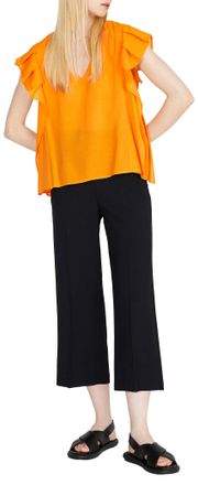 Sisley Sisley Womens 52C7LQ04B Blouse, Orange 3Z9, M