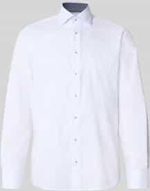 Eterna Regular Fit Freizeithemd mit Brusttasche Modell Kent