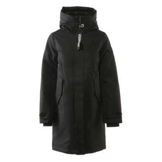 Antartica Damen, Mäntel, Schwarzk, MGröße