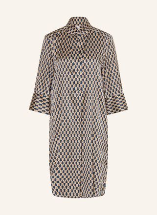 Kudibal Copenhagen Dea Kudibal Seidenkleid Kamillesdea Mit 3/4-Arm blau