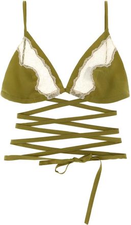 JEJIA Femme, Sous-v&ecirc;tements, Vert, Taille: 38 FR Anna Triangle Bra