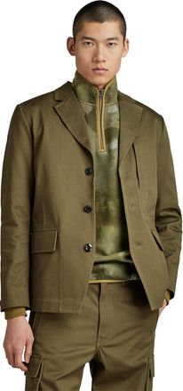 G-Star RAW Herren Chore 3 btn Casual Blazer, Grün (dark olive D23527-C900-C744), M