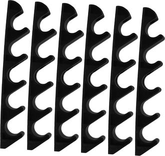 SOLUSTRE 6 St&uuml;ck Teiliges Outdoor Stuhlversteller aus Robustem Kunststoff Verstellbare Gartenstuhl Halterung Einsetzbarer Balkon und Camping Stuhlsitzst&uuml;tze Ei