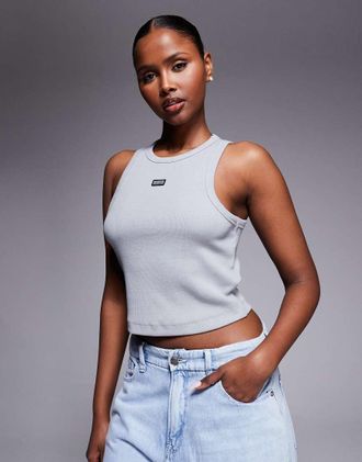 Barbour Chicago - Tanktop in verwaschenem Grau mit Logo