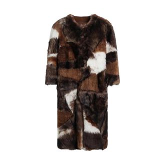 Prada Cappotto Monopetto - - Coats - Damen - Mehrfarbig - M