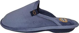 Cosdam Chaussure de s&eacute;jour par maison/Femme/Biorelax/Mat&eacute;riau Empeine:Semelle en caoutchouc antid&eacute;rapante/Cam&eacute;ra dair/Mod. Broderie Nuage, Bleu (Azul Azafata