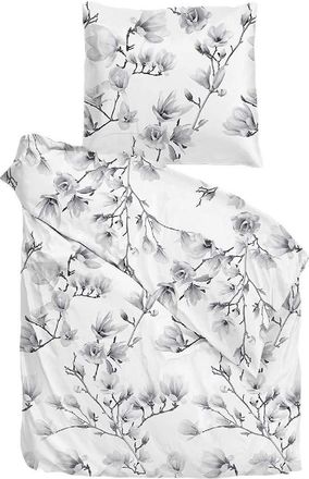 Zo!Home Bettwäsche Magnolie Uruz 155x220 + 80x80 cm Farbe Grau