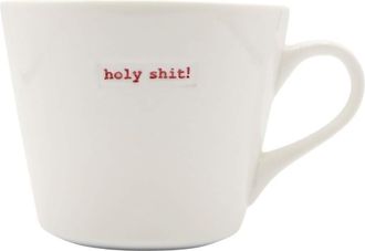 Keith Brymer Jones **Rude** Word Range - Standard-Keramiktasse - Holy Shit! - 350 ml - in Geschenkbox