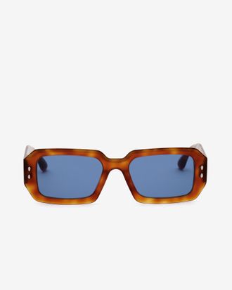 Isabel Marant Lunettes De Soleil Lizzy - Femme - Marron Hav-bleu - Isabel Marant