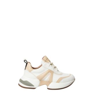 Alexander Smith Marmor Sneakers in Wei&szlig;/Beige Leder - - Shoes - Damen - Beige - 40 EU