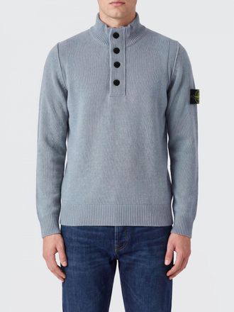 Stone Island Rollkragenpullover aus Schurwolle mit Compass-Logo-Patch