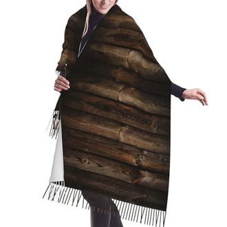 Generic Bois Brun Femme Scarf Chaud Ch&acirc;le Douce Etole Pour Hiver Mariage Automne Cadeau