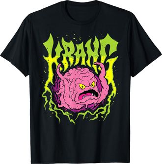Teenage Mutant Ninja Turtles TMNT Heavy Metal Krang Retro Cartoon T-Shirt