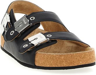 Balenciaga Scholl Sandal - Black