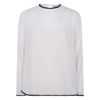 Semicouture Florinda Bluse - - Blouses & Shirts - Damen - Beige - M