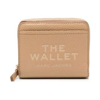 Marc Jacobs Femme, Accessoires, Brun, Taille: ONE Size Le Mini Portefeuille Compact en Cuir