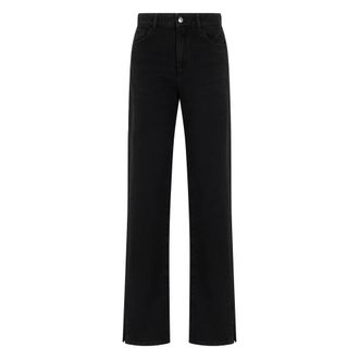 Icon Denim Los Angeles Jodie Gerades Jeans - - Jeans - Damen - Schwarzk - W24
