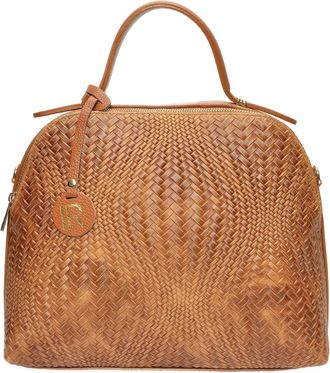Isabella Rhea Braun Rindsledertasche