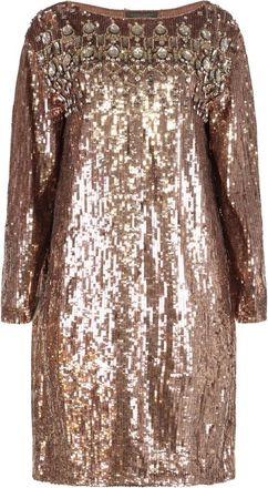Alberta Ferretti Elegantes Kleid mit Pailletten - - Dresses - Damen - Rosa - L