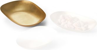 Philippi BRASS Sch&auml;lchen -, Handgeh&auml;mmert, Dekorativ, Messing, f&uuml;r Weihnachtsdekoration, Teelicht, N&uuml;sse und Geb&auml;ck (Gr&ouml;&szlig;e - L)