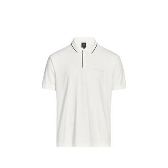 A|X Armani Exchange Polo uni en coton m&eacute;lang&eacute;