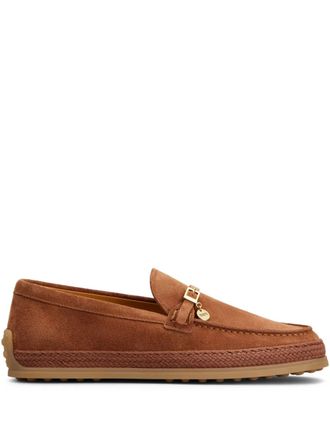 Tod's Loafer aus Wildleder - Braun