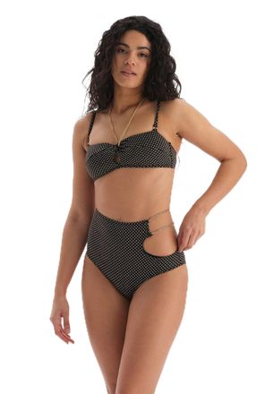 Dagi Womens High Fashion, Strapless Bikini Top, Black, 42