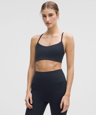 lululemon Flow Y BH Leichter Halt f&uuml;r A/B-Cups Evolve f&uuml;r Frauen - Gr&ouml;&szlig;e 2XS in True Navy