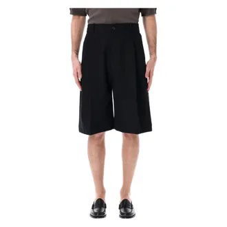 STUDIO NICHOLSON Homme, Shorts, Noir, Taille: L Shorts Bermuda pour Hommes et Femmes