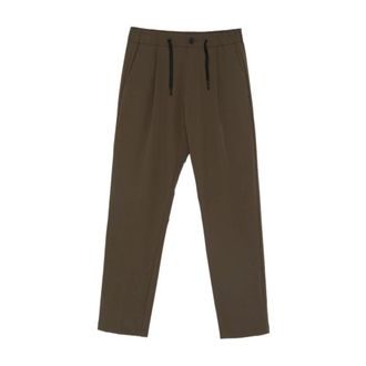 Herno Hosen mit Kordelzug - - Trousers - Herren - Gr&uuml;n - M