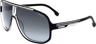 Carrera Lunettes de Soleil 1058/S 80S BLACK WHITE 63/11/135 Homme