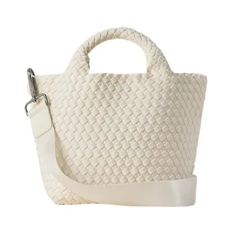 Naghedi Femme, Sacs, Blanc, Taille: ONE Size St Barths Small Tote