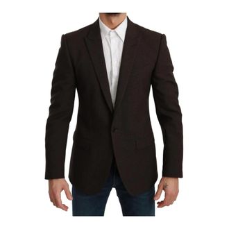 Dolce & Gabbana Martini Blazer - - Jackets - Herren - Braun - M
