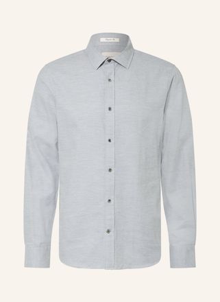 GANT Flanellhemd Regular Fit grau