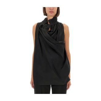 Khaite Meegan Top - - Tops - Damen - Schwarzk - 2XS