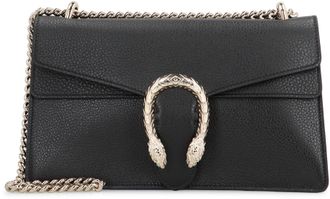 Gucci Womens Belt Bag Dionysus Media Black Calfskin Shoulder