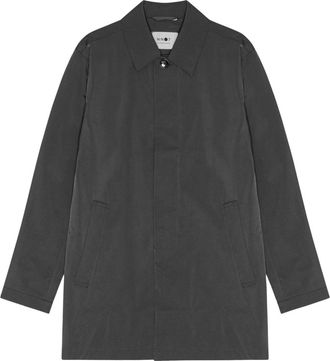 Nn.07 Einreihiger Kim Mantel - Grau