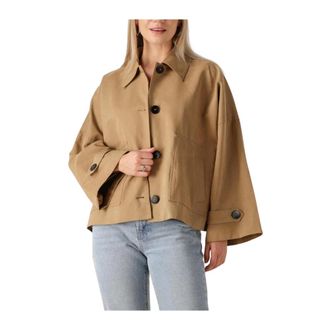 MY ESSENTIAL WARDROBE Damen, Jacken, Braun, XL/2XLGr&ouml;&szlig;e