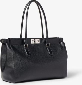 Fendi H26 Top Handle Bag - Black