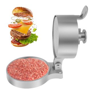 Generico Smash Burger Hamburger-Presse, robust, verstellbar, aus Aluminiumlegierung, zum Zerkleinern von Fleisch, Grillwerkzeug, f&uuml;r Gem&uuml;se, Grillplatte