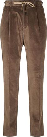 Tagliatore corduroy trousers - Braun