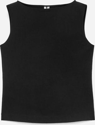 Arket Top Mit U-Boot-Ausschnitt -Schwarz